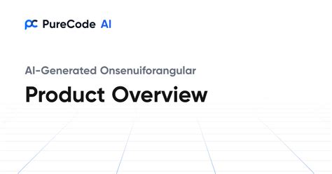 Generate Onsen Ui Angular Product Overview Designs With Ai