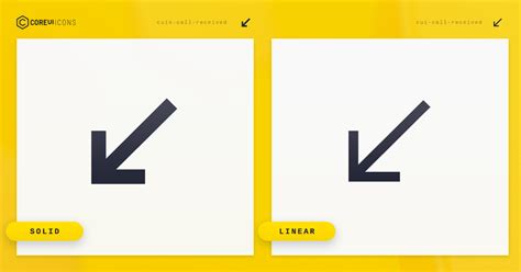Call Received Icon · Solid · Coreui Icons · Svg Javascript Typescript And Webfont