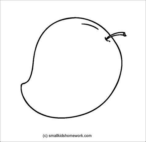 Mango Clipart Outline Clipart Best Clipart Best