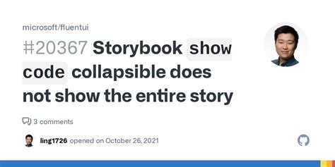 Storybook `show Code` Collapsible Does Not Show The Entire Story