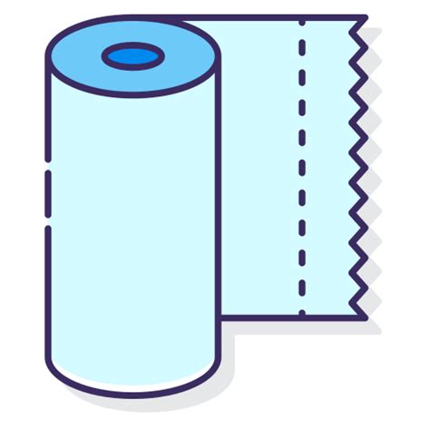 Paper Towel Flaticons Lineal Color Icon