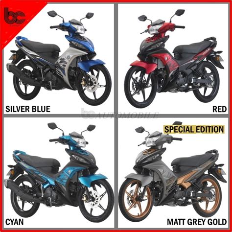 Yamaha Lc135 V7 Original Body Set With Sticker Cover Set Red Blue Cyan Matt Grey Gold