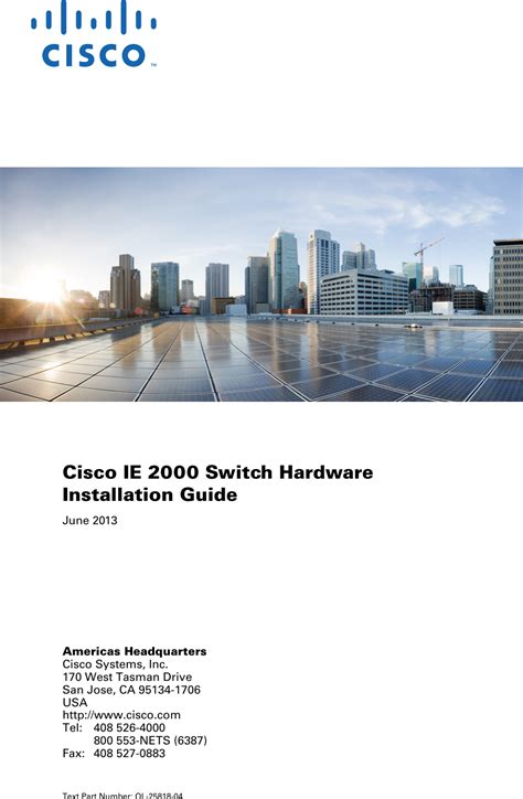 Cisco Systems Ie200016Tcb Users Manual