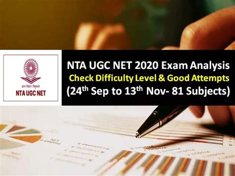 UGC NET 2020 Exam Analysis 24th Sep To 13th November 81 Subjects Difficulty Level Of Paper 1