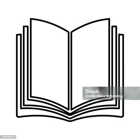 책 아이콘입니다 중간에 책이 열립니다 학습 저장 지식 및 독서의 상징 0명에 대한 스톡 벡터 아트 및 기타 이미지 0명 검은색 공부 Istock