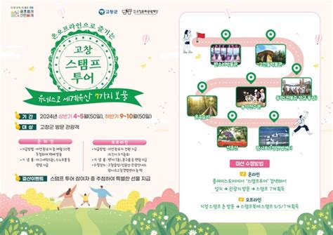 고창군 “스탬프투어 관광의 재미와 추억 선사 기대”