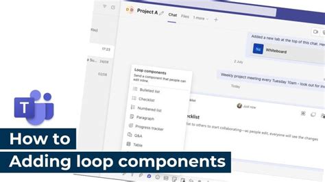 Techify Learning On Linkedin How To Microsoft Teams Adding Loop Components To A Chat