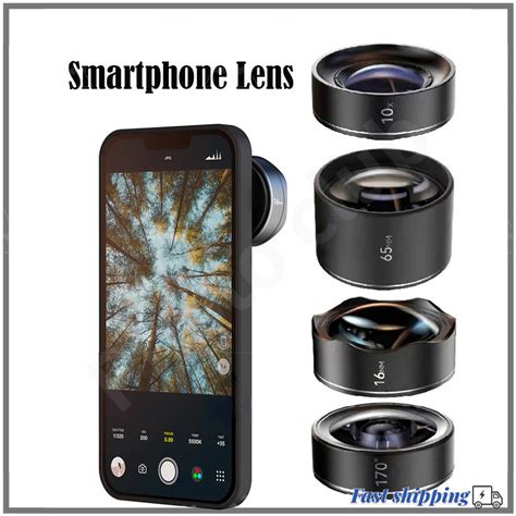 Lente Smartphone X Macro Mm Retrato De Ngulo Ultra Largo Fisheye Mm Para Telefone