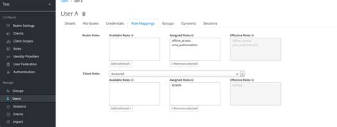 Keycloak Give Users Different Permissions Per Tenant Account Stack Overflow