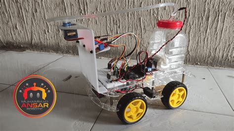 Automatic Fire Fighting Robot Using Arduino Ma Robotic