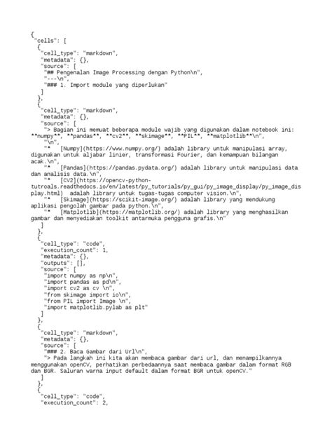 Notebook Image Ipynb Pdf Metode And Bahan Ajar Teknologi And Rekayasa