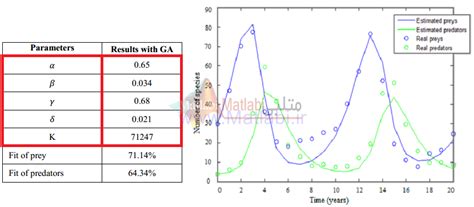 Parameter Estimation Of A Predator Prey Model Using A Genetic Algorithm