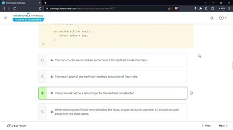 Internshala Programming With C And C Module 3 Full Answer Key Youtube