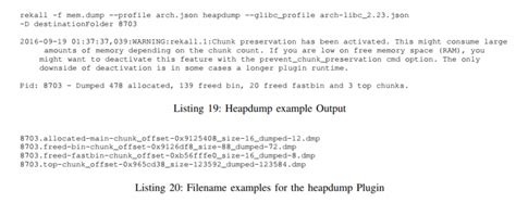 Linux Memory Forensics Dissecting The User Space Process Heap