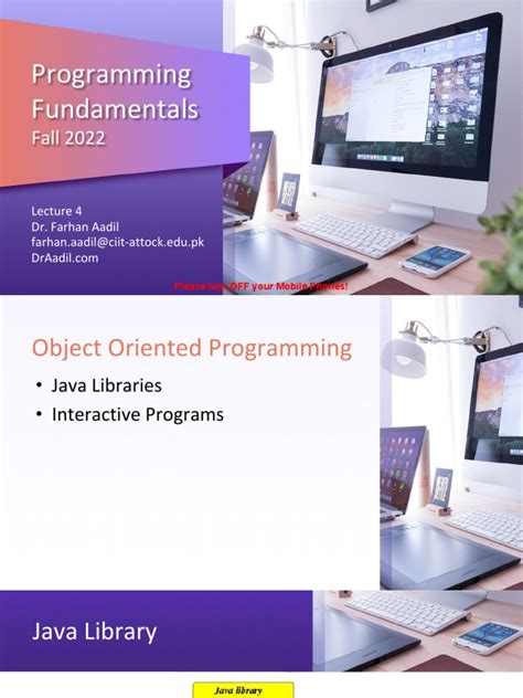 Lecture 04 Pdf Java Programming Language Command Line Interface
