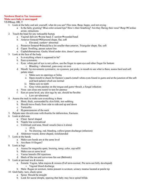 How To Write A Narrative Head To Toe Assessment Printable Forms Free