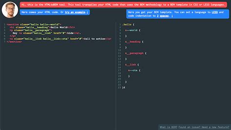 Productivity Tool Extract Bem Classes From Html And Create Css