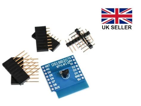 ds18b20 temperature sensor shield for wemos d1 mini esp8266 wifi module