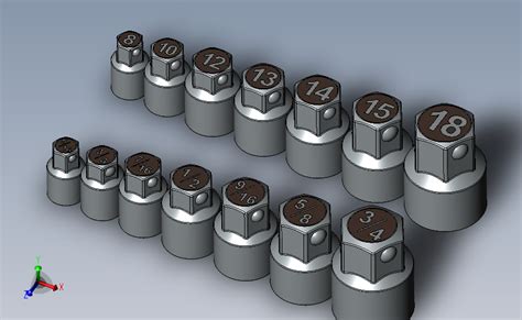 扳手套筒solidworks 2012模型图纸下载 懒石网 扳手套筒solidworks 2012模型图纸下载 懒石网