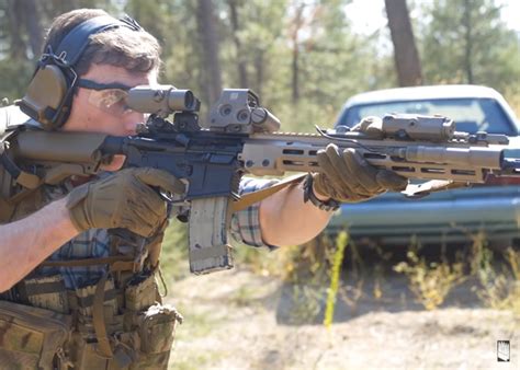 Garand Thumb On The Geissele Urgi Popular Airsoft