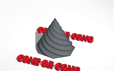3d Design Cone Tinkercad