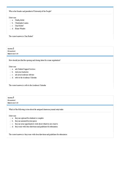 Review Quiz Attempt Review Question 2 Not Answered Marked Out Of 1 Question 3 Not Answered