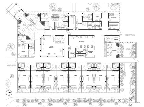 Bay View Birthing Center Design Portfolio Hospital Floor Plan Hospital Plans Hospital