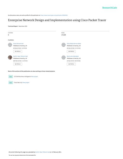 Network Designand Implementation Pdf See Discussions Stats And Author Profiles For This