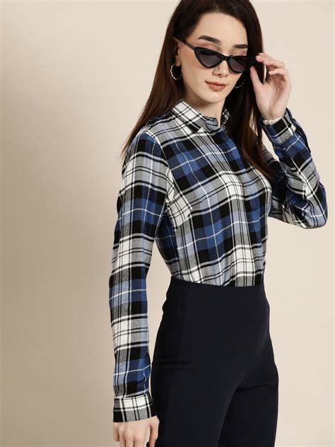 Formal Checks Shirts For Women