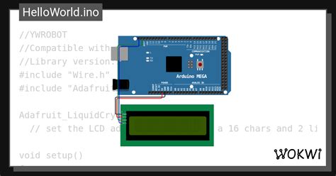 HelloWorld Ino Wokwi ESP STM Arduino Simulator