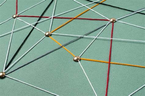 Free Photo Still Life Of Red Thread Connection