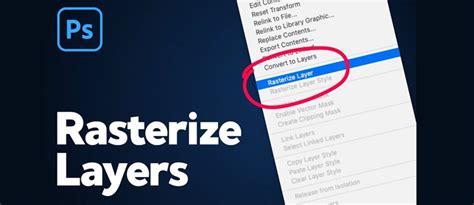 How To Rasterize Your Type And Shape Layers In Photoshop Mixtapepsd