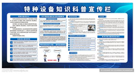 特种设备知识科普宣传设计图 海报设计 广告设计 设计图库 昵图网