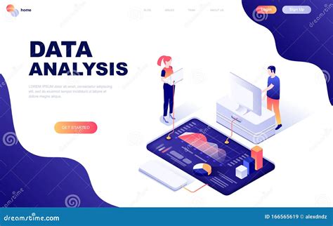Modern Flat Design Isometric Concept Of Auditing Data Analysis