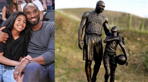 Kobe Bryant Daughter Immortalised With Statue At Crash Site On Second