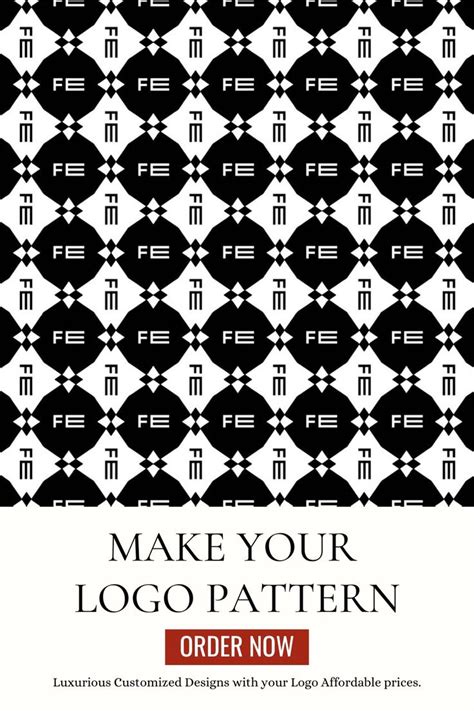 Logo Pattern Monogram Pattern Branding Style Logo Pattern Monogram