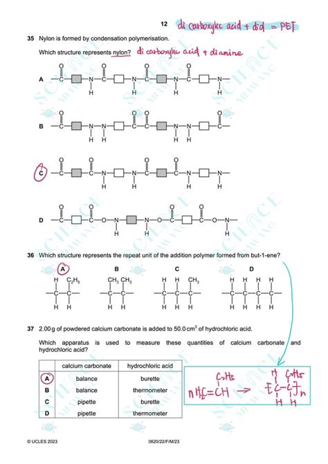 Igcse 2023 Feb Mar Paper 0620 With Explained Answers R Igcse