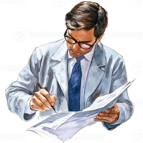 A Scientist Analyzing Data While Writing Notes In A Lab Environment