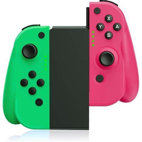 Manette Switch Paire De Manettes Switch Sans Fil Pour Switch Lite Oled Avec 6 Axis Gyro Double