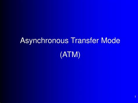 Ppt Asynchronous Transfer Mode Atm Powerpoint Presentation Free