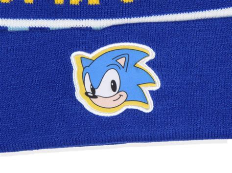 Sonic The Hedgehog Gotta Go Fast Cuffed Pom Beanie Ubuy India