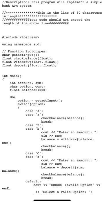 solved modify lab 8 program cpp to create a program that