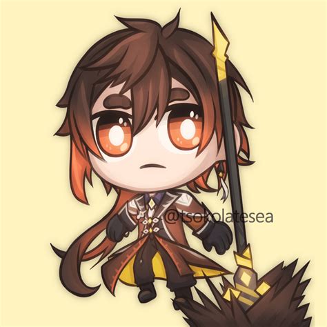 [oc] The Genshin Chibi Archons R Genshin Impact