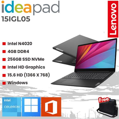 Jual Terlaris Laptop Lenovo Ideapad Igl N Ram Gb Ssd Gb Murah Jutaan Hitam