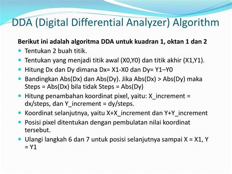 Ppt Komputer Grafik Algoritma Garis Naïve Dan Dda Powerpoint Presentation Id 2654473
