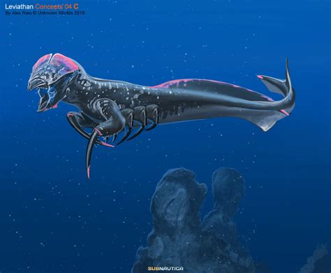 Artstation Shadow Leviathan Concepts 2 Alex Ries Subnautica