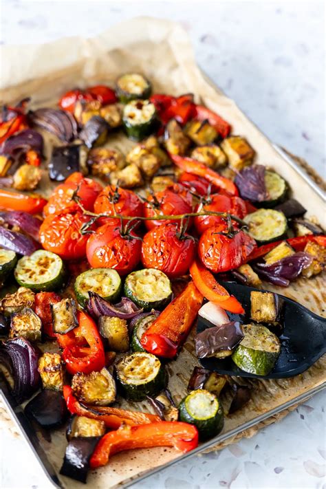 Mediterranean Roasted Vegetables Recipe Simple Home Edit