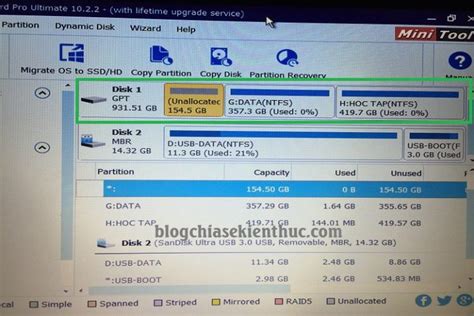 Cách Tạo Phân Vùng Boot EFI MSR Và Recovery Cho Chuẩn UEFI GPT