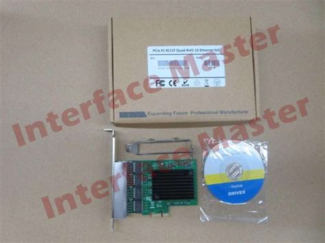 Promo Lan Card Quad 4 Port 1000 Gigabit Realtek Rtl8111 Pci Express Pcie X1 Diskon 9 Di Seller