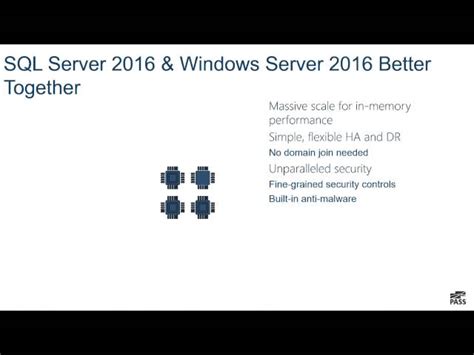 PASS Data Community Summit Talk SQL Server 2016 Hero Features In